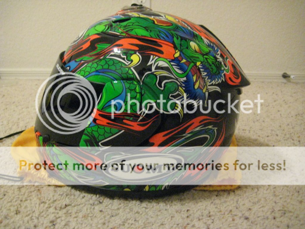 WTS Suomy Spec 1R Extreme Dragon Helmet Size LG | Kawasaki Motorcycle ...